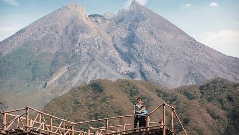 Menikmati Keindahan Gunung Merapi Lebih Dekat dari Bukit Klangon