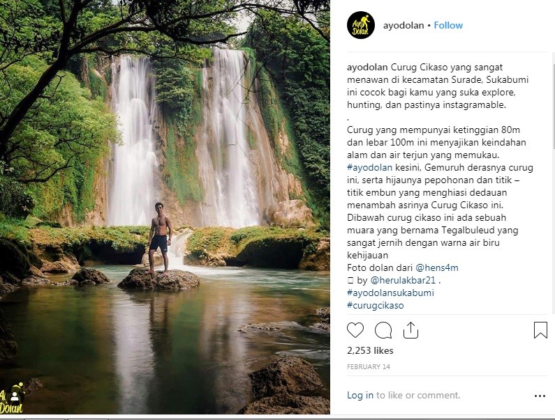 Tersembunyi di Sukabumi, Curug Cikaso Miliki Keindahan Mirip Lukisan