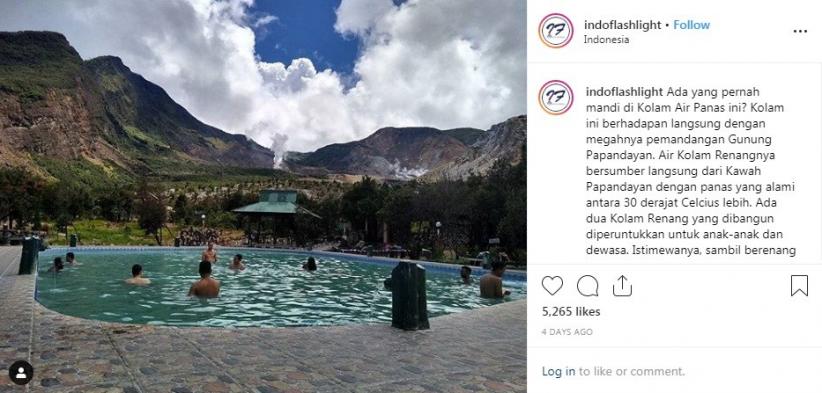 Pulang Mudik, Yuk Singgah ke Garut sambil Wisata Kolam Air Panas di Papandayan