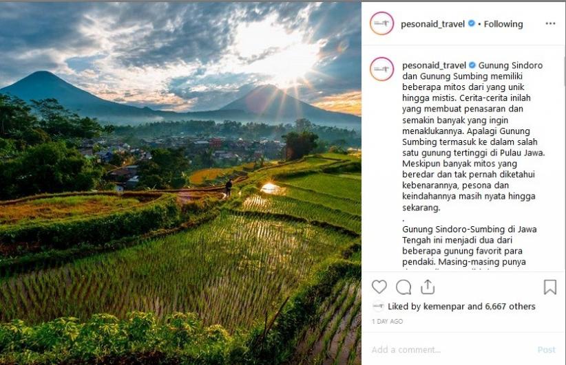 Mendaki Gunung Sindoro dan Sumbing sambil Menikmati Negeri di Atas Awan