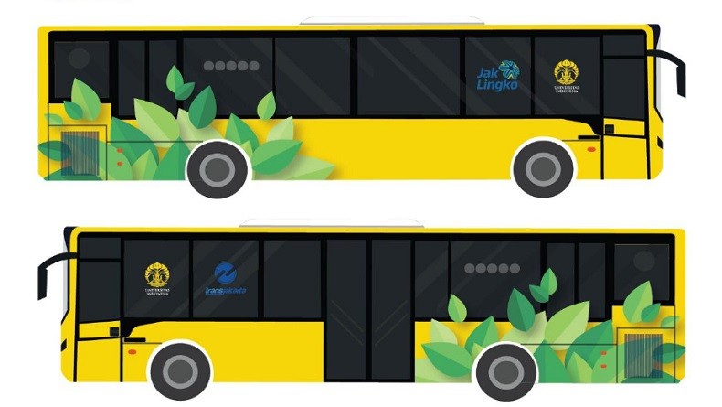 Transjakarta Kenalkan 2 Desain Bus Kuning Khusus UI, Beroperasi 1 Agustus