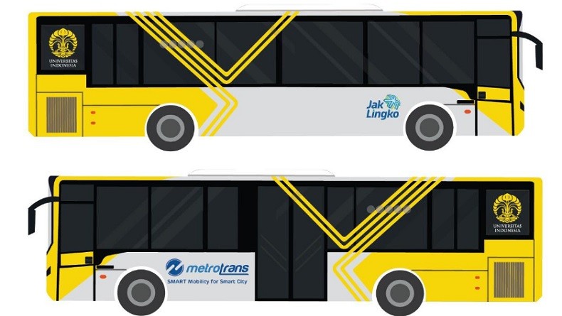 Transjakarta Kenalkan 2 Desain Bus Kuning Khusus UI, Beroperasi 1 Agustus