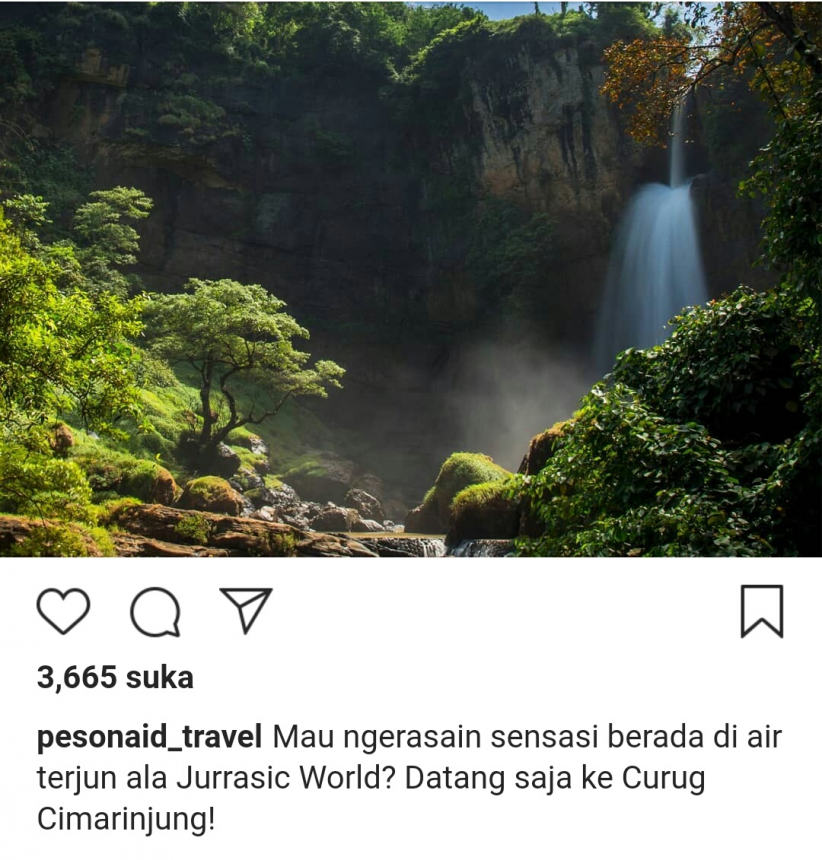 Intip Keunikan Bebatuan Purba di Curug Cimarinjung Sukabumi, Terlihat ...