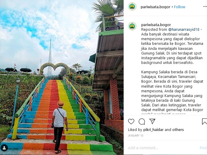 Kampung Salaka Terkenal Indah, Bisa Lihat Pemandangan Kota Bogor dari ...