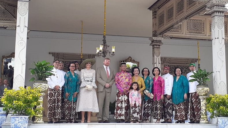 Begini Momen Raja dan Ratu Belanda saat Sowan ke Sri Sultan HB X