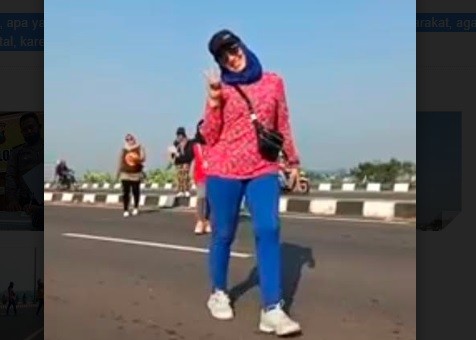7 Emak-Emak yang Joget TikTok di Tol Sentono Pekalongan Dipanggil Polisi