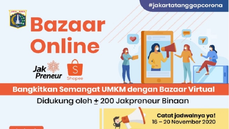 Bangkitkan Semangat UMKM, Pemprov DKI Jakarta Gelar Bazaar Virtual