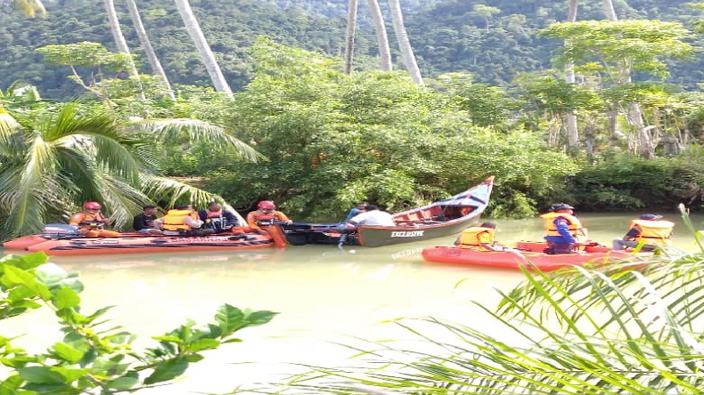 Warga Aceh Besar Hilang Terseret Arus Sungai Yang Meluap Tim Gabungan