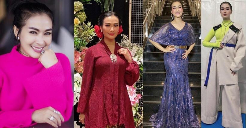 4 Gaya Anggun Iis Dahlia Awet Muda Menjelang Usia 50 Tahun
