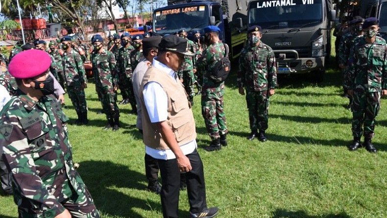 Antisipasi Bencana Di Manado Lantamal Viii Siagakan Personel Dan Peralatan