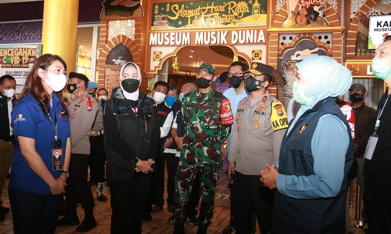 Tinjau Objek Wisata Di Batu Khofifah Pastikan Protokol Kesehatan