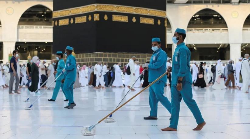 Sambut Jamaah Umrah, Masjidil Haram Dibersihkan 60.000 Liter ... Sambut Jamaah Umrah, Masjidil Haram Dibersihkan 60.000 Liter ...