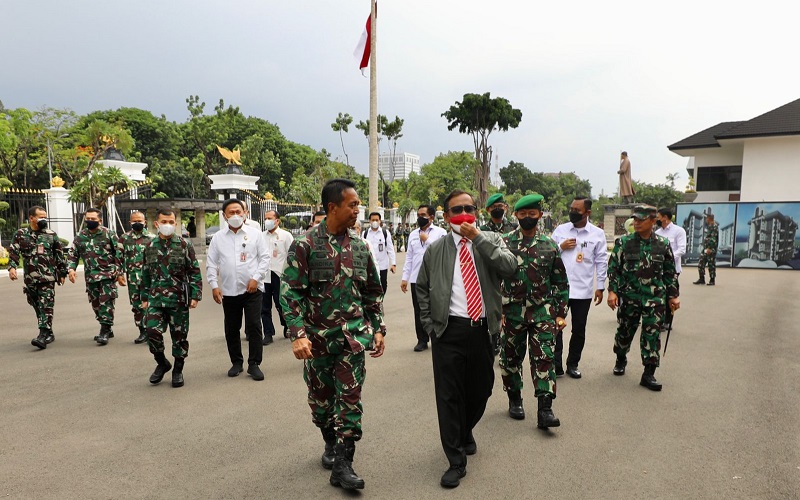 Jadi Calon Panglima TNI, Jenderal Andika Undang Mahfud MD Bertemu Danrem dan Dandim se-Indonesia