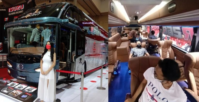 Mejeng di GIIAS, Kabin Bus Super Mewah Ini seperti Jet Pribadi