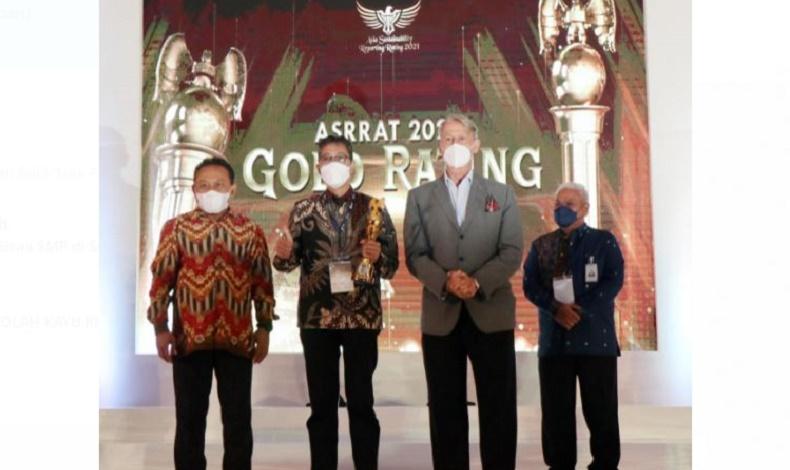 Bank Jatim Raih Penghargaan Gold Rank ASRRAT 2021