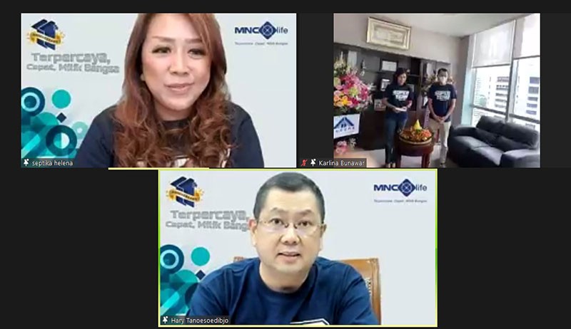 Hary Tanoesoedibjo Hadiri HUT ke-11 MNC Life Secara Virtual