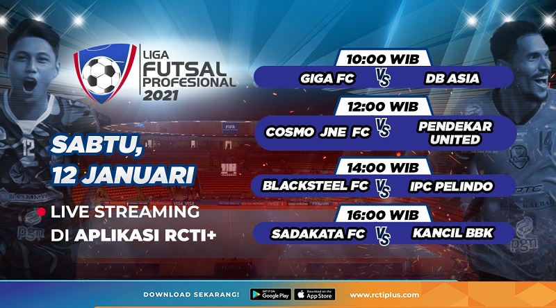 Link Live Streaming Liga Futsal Profesional Hari Ini Ada Big Match