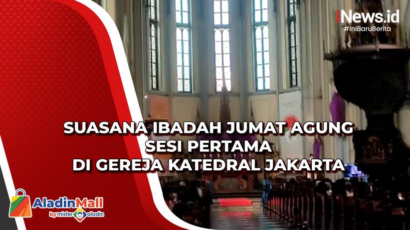 Suasana Gereja Katedral Sebelum Pelaksanaan Jumat Agung