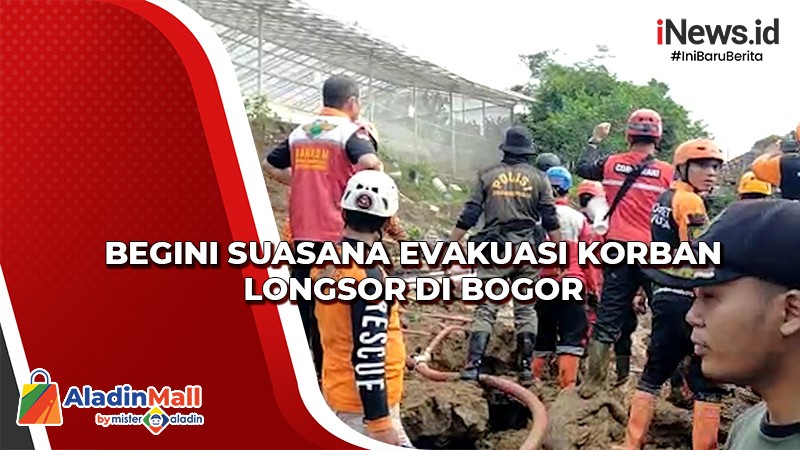 Korban Terakhir Longsor di Cijeruk Bogor Berhasil Ditemukan, Posisinya Terjepit Motor