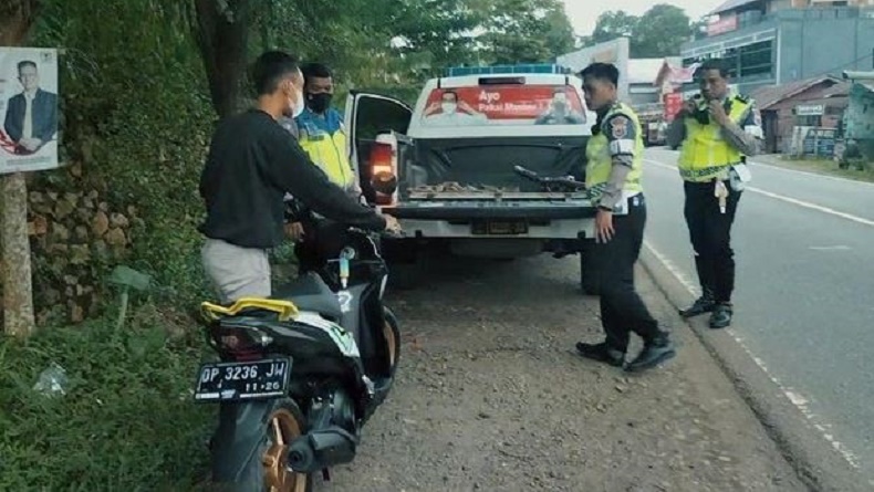 Viral Freestyle dan Ugal-ugalan di Jalan Trans Sulawesi, 2 Remaja Ditangkap Polisi