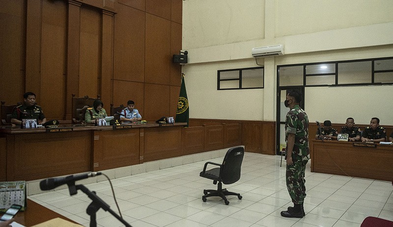 Ekspresi Kolonel Priyanto Divonis Penjara Seumur Hidup-Dipecat dari TNI Ekspresi Kolonel Priyanto Divonis Penjara Seumur Hidup-Dipecat dari TNI