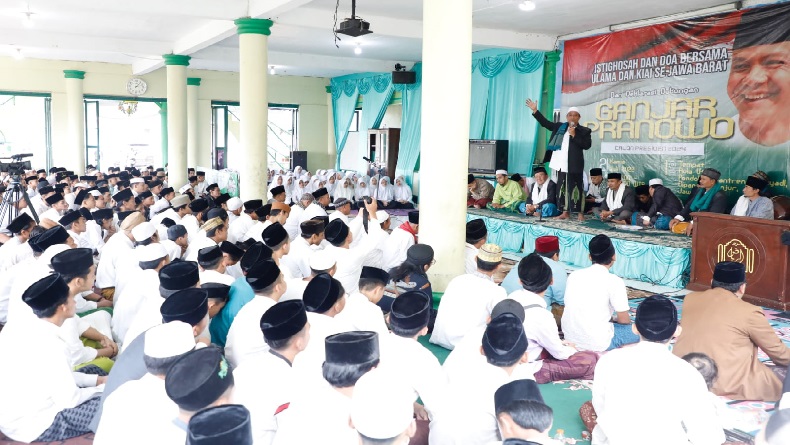 Gelar Istigasah dan Doa Bersama di Cianjur, Ulama Deklarasi Dukung Ganjar Presiden 2024