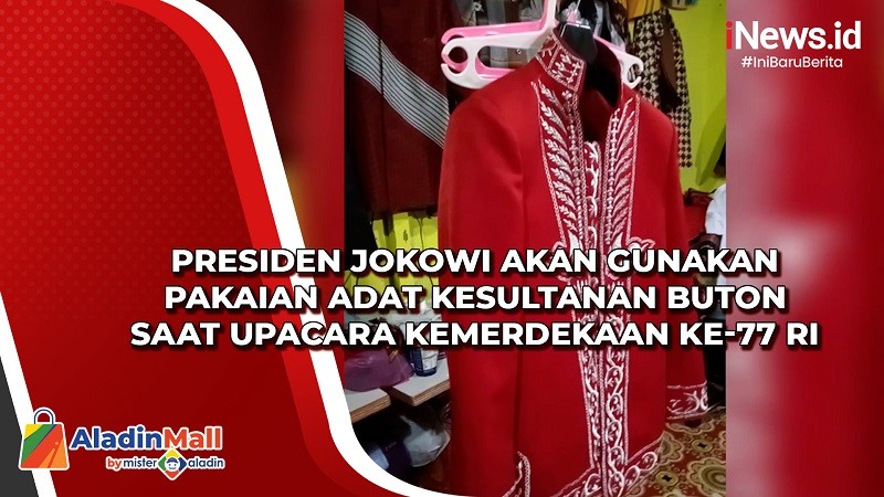 Ini Makna Mendalam Di Balik Pakaian Adat Buton Yang Dipakai Jokowi Di