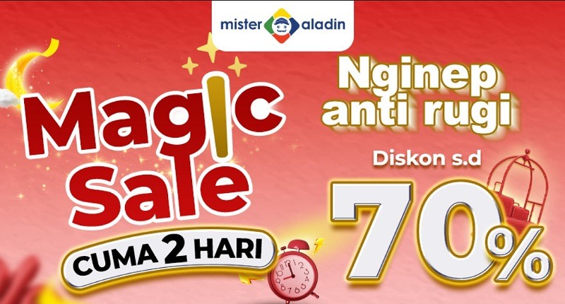 Nginep Anti Rugi dengan Diskon s.d 70% Kalau Pesan di Mister Aladin, Buruan Cuma 2 Hari!