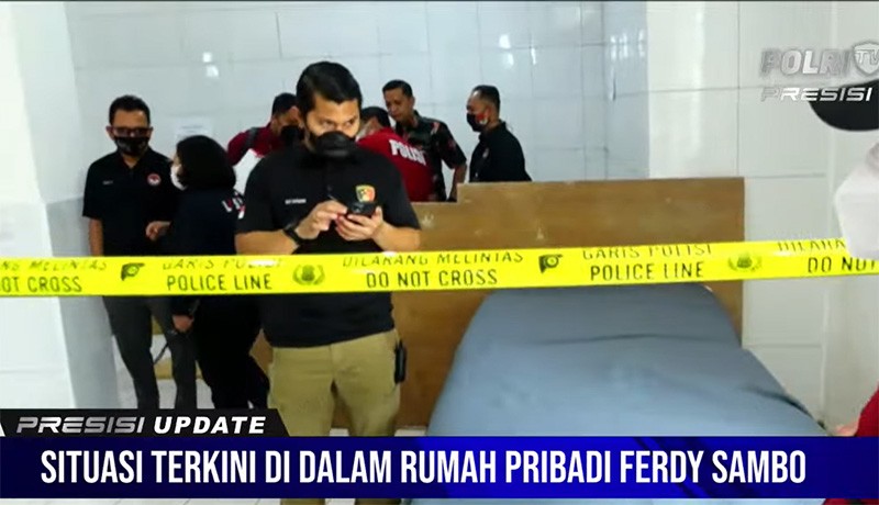 Suasana Dalam Rumah Ferdy Sambo saat Rekonstruksi Pembunuhan Brigadir J