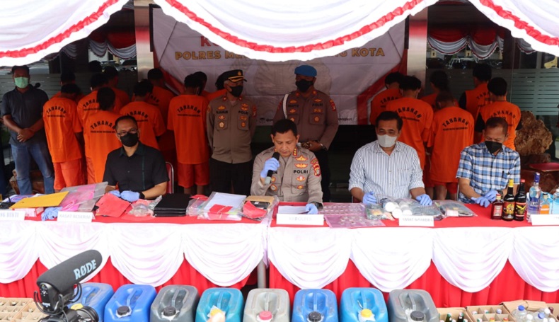 Polisi Ungkap 4 Kasus Perjudian Di Tangerang Total 22 Tersangka