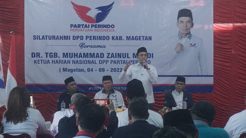 TGB Zainul Majdi Minta Kader Perindo Tak Hanya Andalkan Medsos