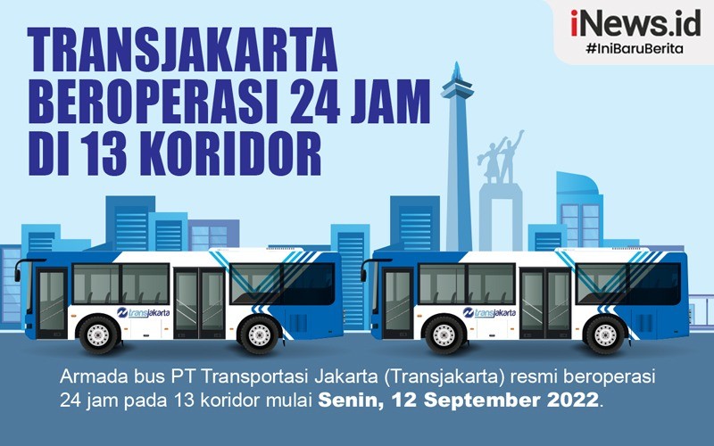 Infografis Transjakarta Layani Penumpang hingga 22.00 WIB Mulai Pekan Depan