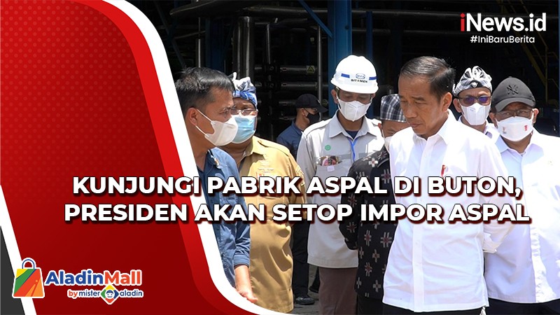 Jokowi Ingin Buton Jadi Industri Aspal Bukan Tambang
