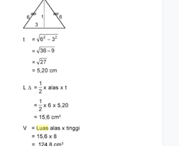 Prisma: Pengertian, Sifat, Rumus, Contoh Soal dan Jawabannya - Bagian All