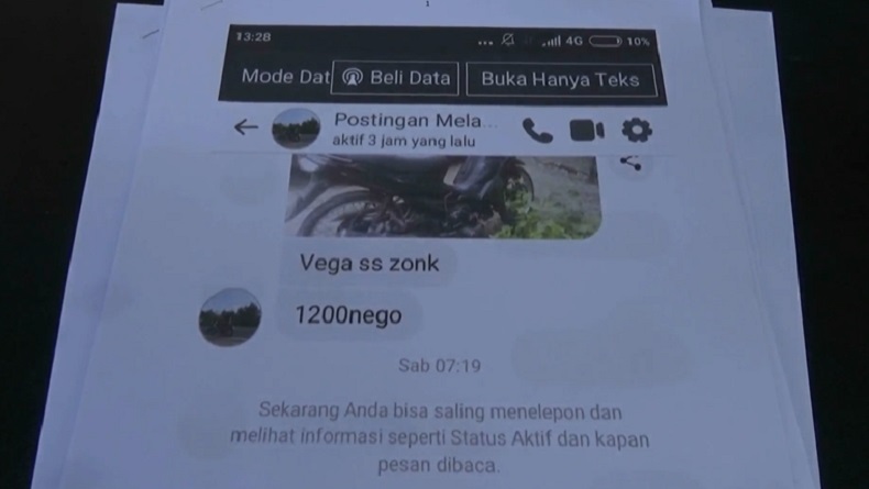Jual Motor Curian di Facebook, Sindikan Curanmor Kawasan Pantura Tuban ...