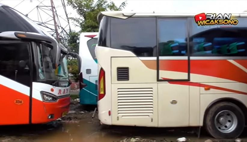 Viral Bus yang Mangkal Keren-Keren tapi Terminalnya seperti Empang Ikan, Busmania Prihatin