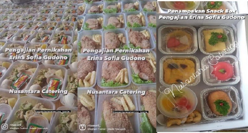 Intip Menu Makanan dan Jajanan Pasar di Pengajian Erina Gudono, Sangat ...