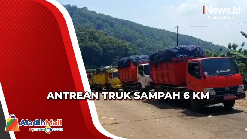 Ratusan Ton Sampah Kota Bandung Tidak Terangkut akibat Jalan Ambles di TPA Sarimukti