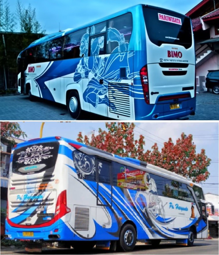 Terungkap Konsep Gambar Wayang PO Bus Haryanto Nyontek Bus Ini - Bagian All