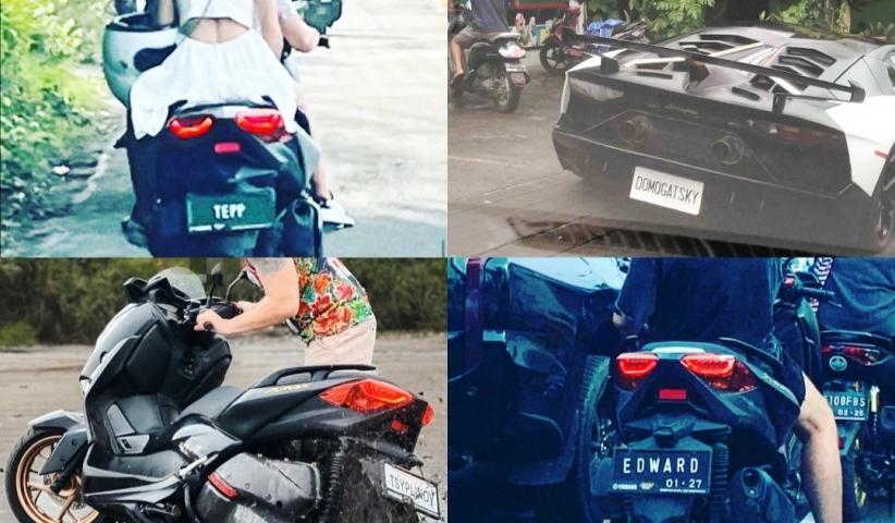 Viral Bule di Bali Seenaknya Ganti Pelat Nomor dengan Nama, Netizen Geram: Deportasi Pak Kalau ...