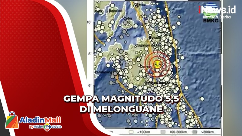 Gempa Terkini Magnitudo 5,2 Guncang Melonguane Sulut, Tak Berpotensi Tsunami
