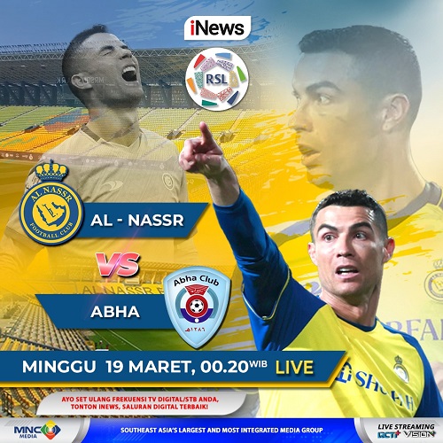 Cristiano Ronaldo Incar Gol Tambahan! Saksikan Al-Nassr Vs Abha, Live ... Cristiano Ronaldo Incar Gol Tambahan! Saksikan Al-Nassr Vs Abha, Live ...
