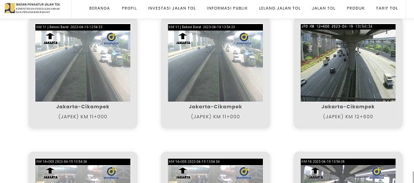 Link CCTV Tol Jakarta Cikampek, MBZ, Cipali dan Cipularang Online, Cek di Sini!