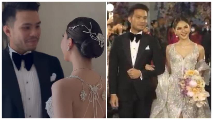 Intip Potret Manis Jessica Mila dan Yakup Hasibuan di Resepsi Pernikahan, Serasi dengan Nuansa ...