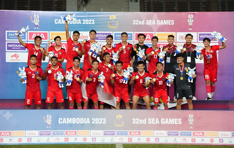 Media Asing Ikut Beritakan Indonesia Raih Emas Sepak Bola SEA Games 2023: Pertandingan yang Gila!
