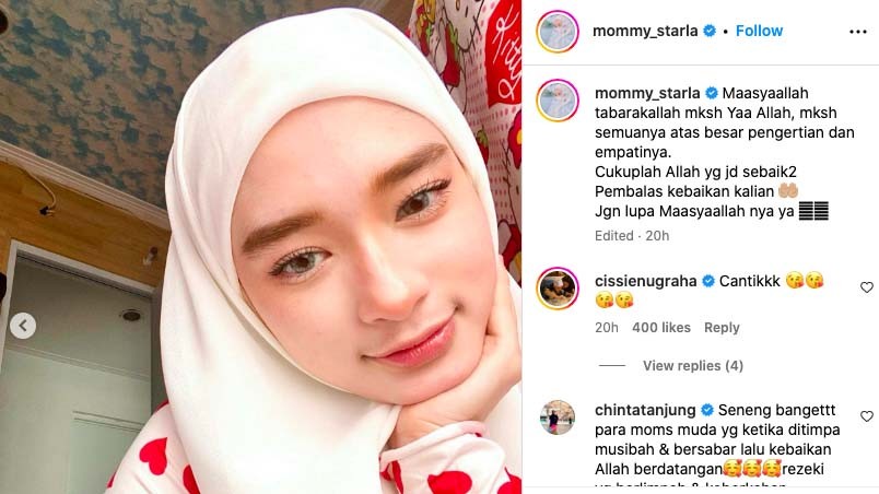 3 Potret Cantik Inara Rusli Usai Lepas Cadar, Netizen: Bidadari Kok Diselingkuhi!