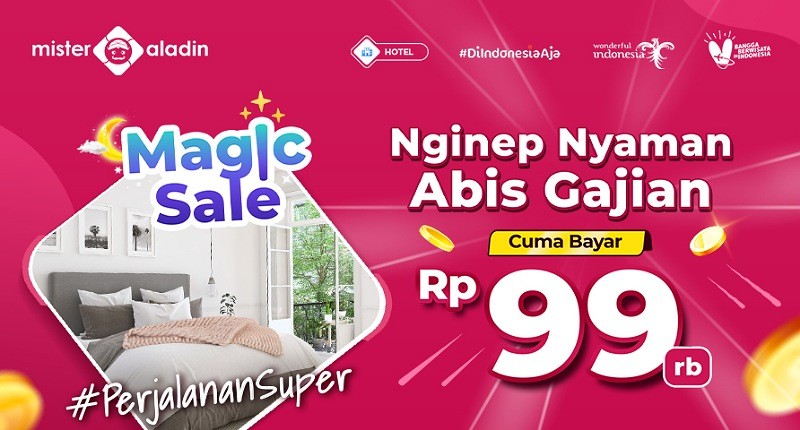 Hematnya Bukan Tipu-Tipu, Staycation Cuma Rp100 Ribuan Aja di Mister Aladin! Yuk Booking