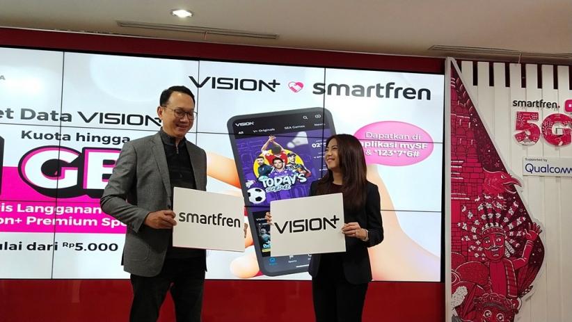 Smartfren Rilis Paket Bundling Vision+, Harga Mulai Rp 5000