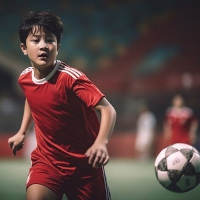 5 Potret Rafathar Jadi Pemain Timnas Indonesia Versi AI, Ada Lionel Messi