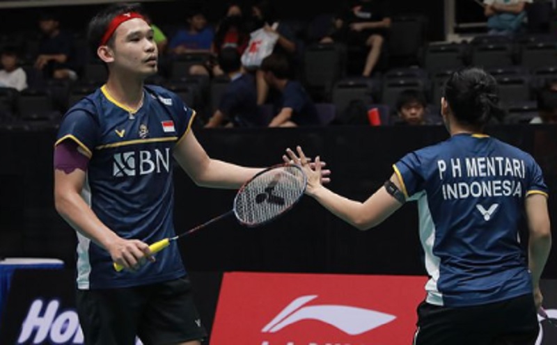 Hasil Indonesia Open 2023: Rinov/Pitha ke Perempat Final usai Hajar Duo Malaysia